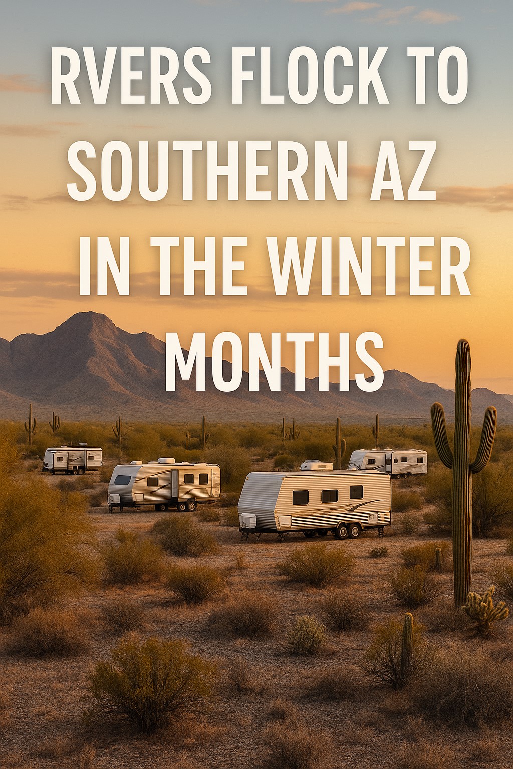 Southern Arizona is a RVers haven for Sun and Winter Fun!
